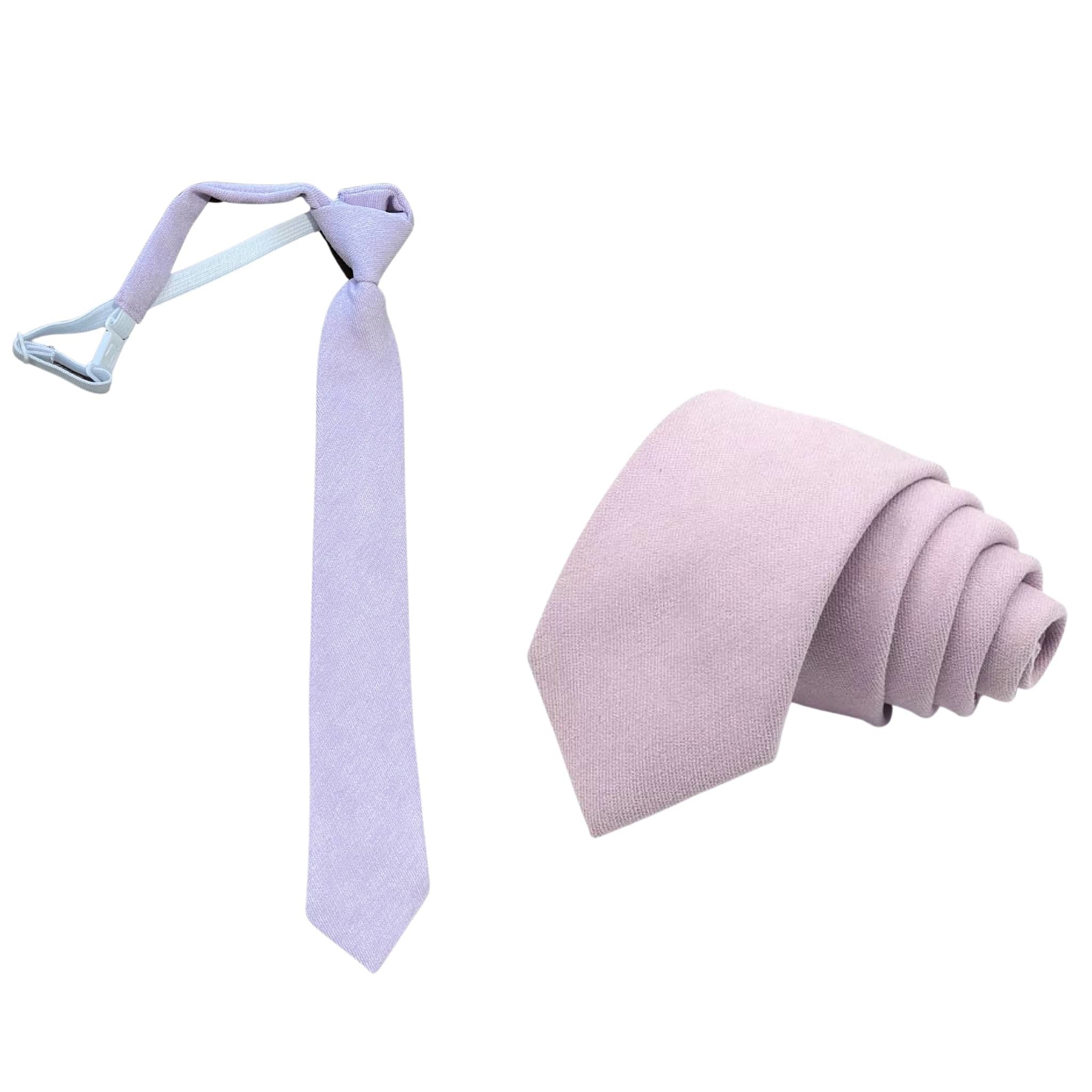 Purple Boys Floral Clip On Tie 2.3 for kids toddler child Mytieshop